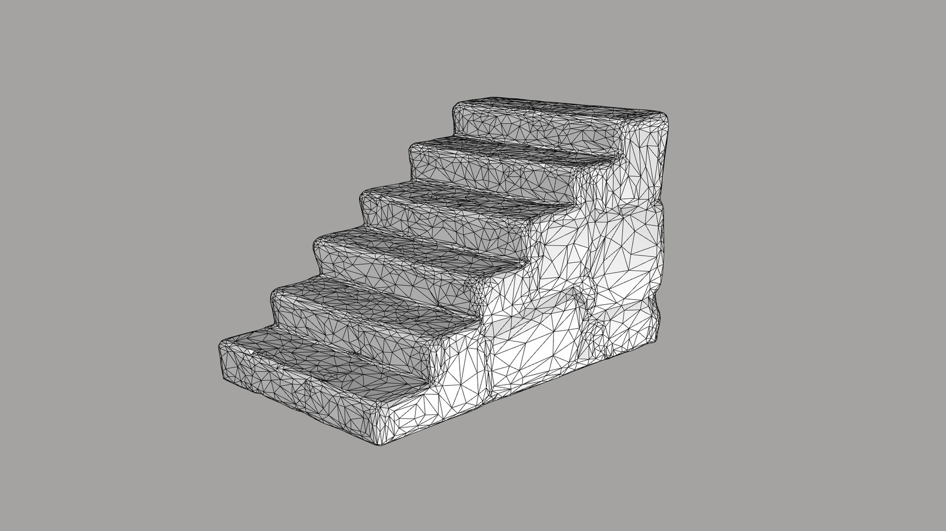 3D Rustic Concrete Stairs Model - TurboSquid 2431784