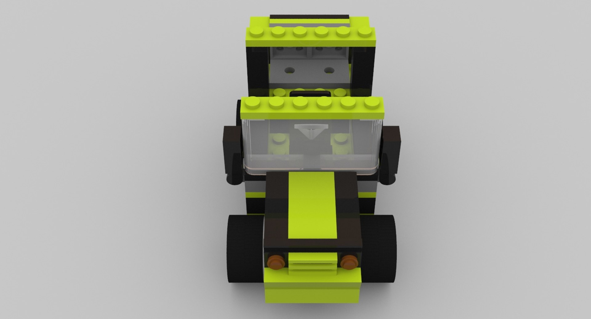 Lego Maintenance Vehicles 3d Model