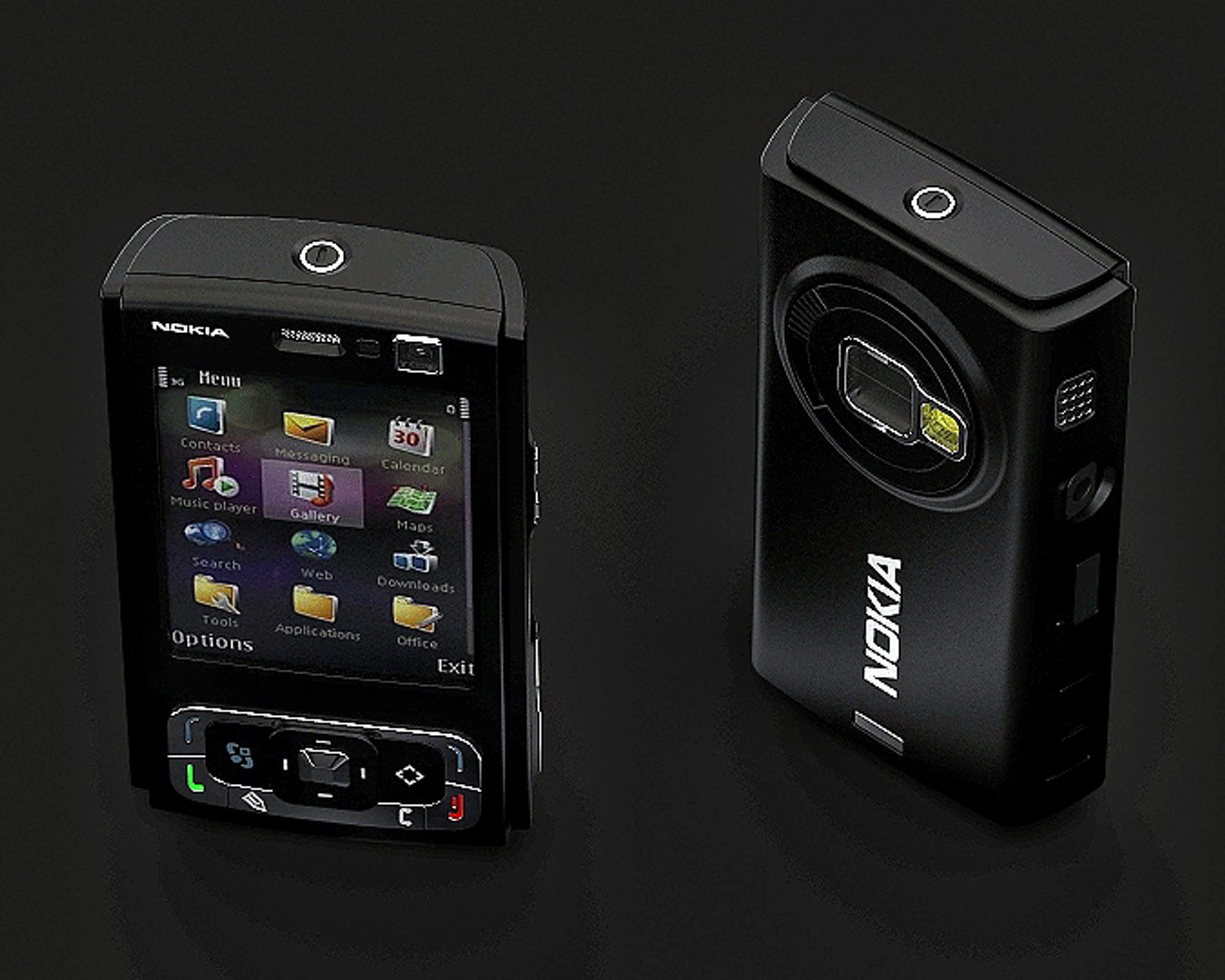 Free Nokia N95 Finished 3d Model