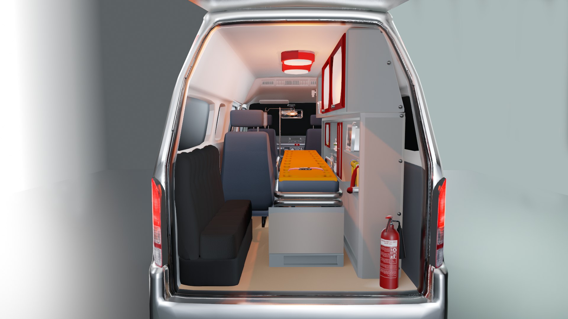 Ambulance Interior 3D Model - TurboSquid 1646975