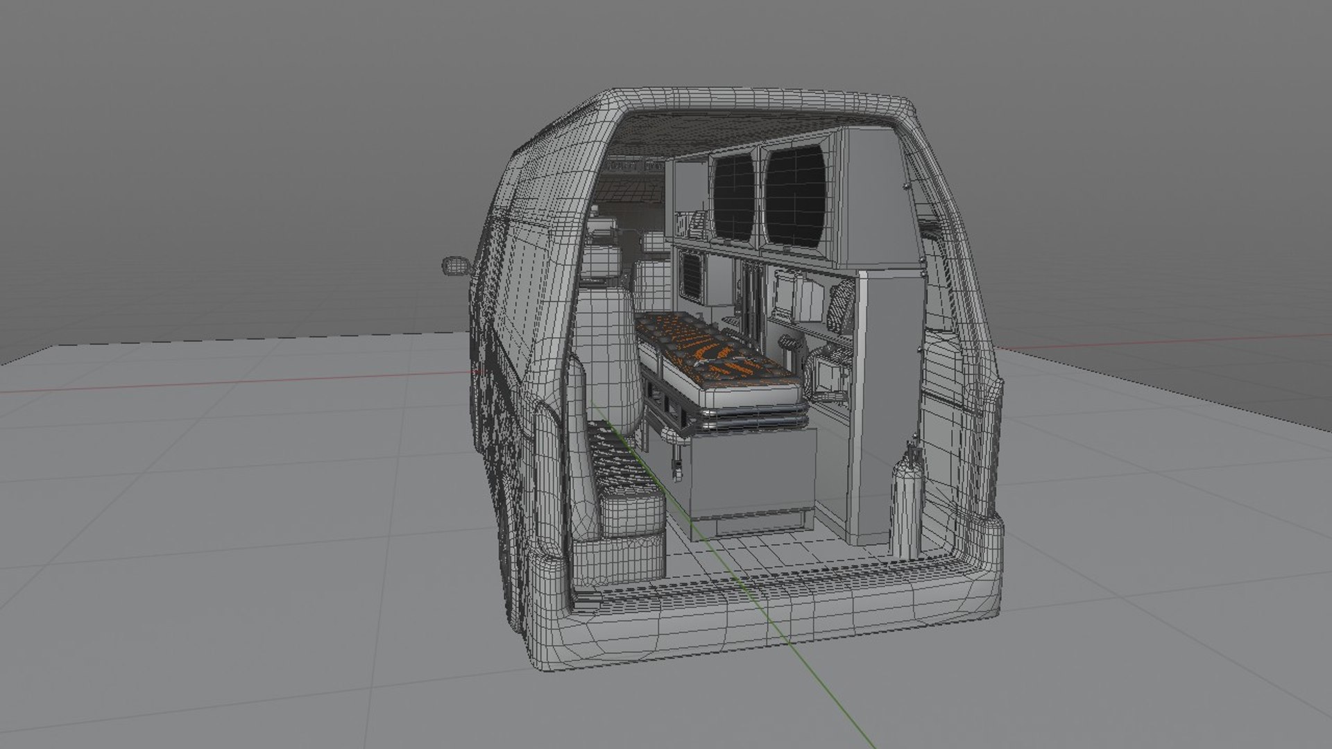 Ambulance Interior 3D Model - TurboSquid 1646975