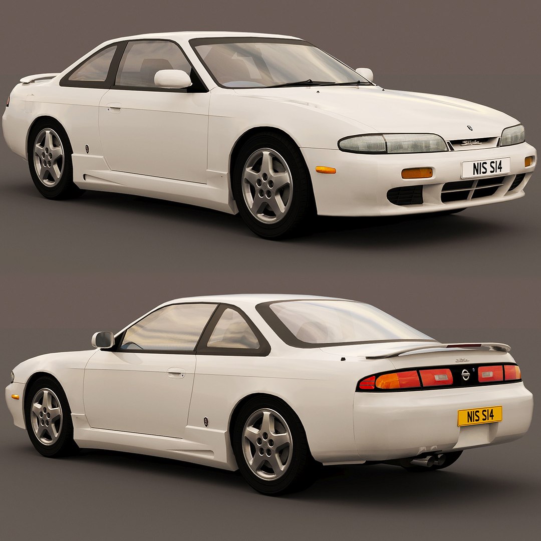 Nissan Silvia S14 1994 3D Model - TurboSquid 2217168