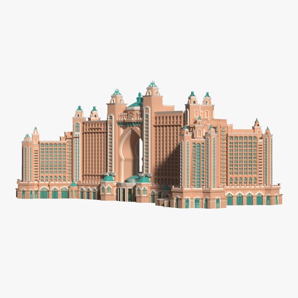 modelo 3d Atlantis Palm Jumeirah - TurboSquid 2349334