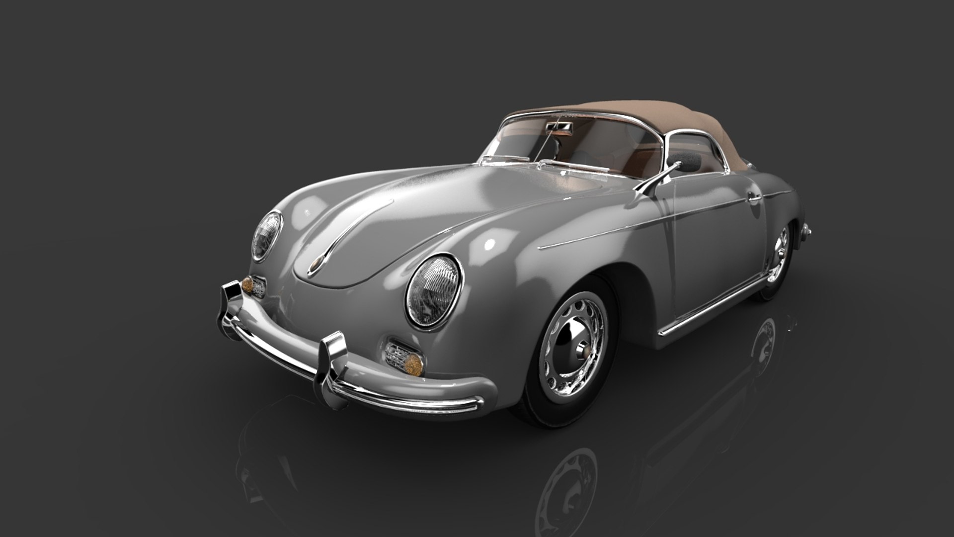 3d Car Porsche 356