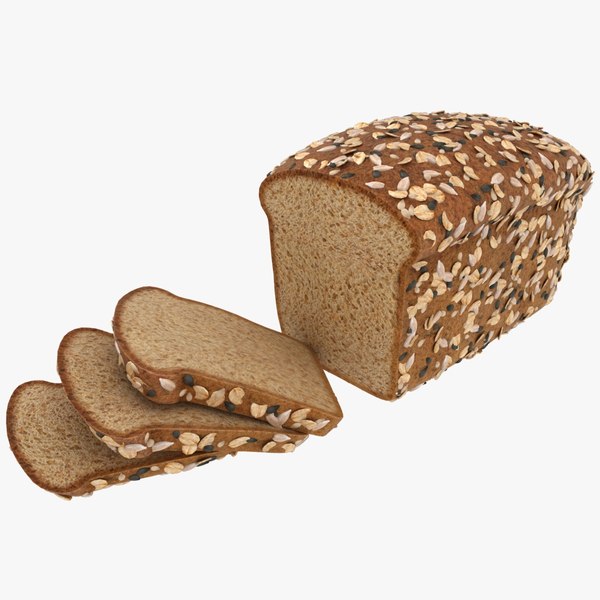 Realistic multigrain bread 3D - TurboSquid 1449267