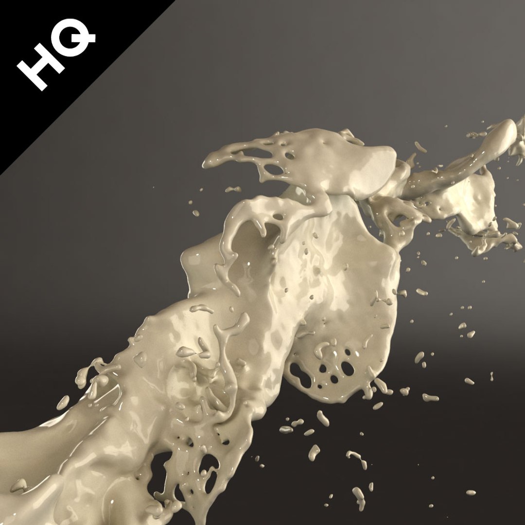 3d Model Splash Realflow Flow