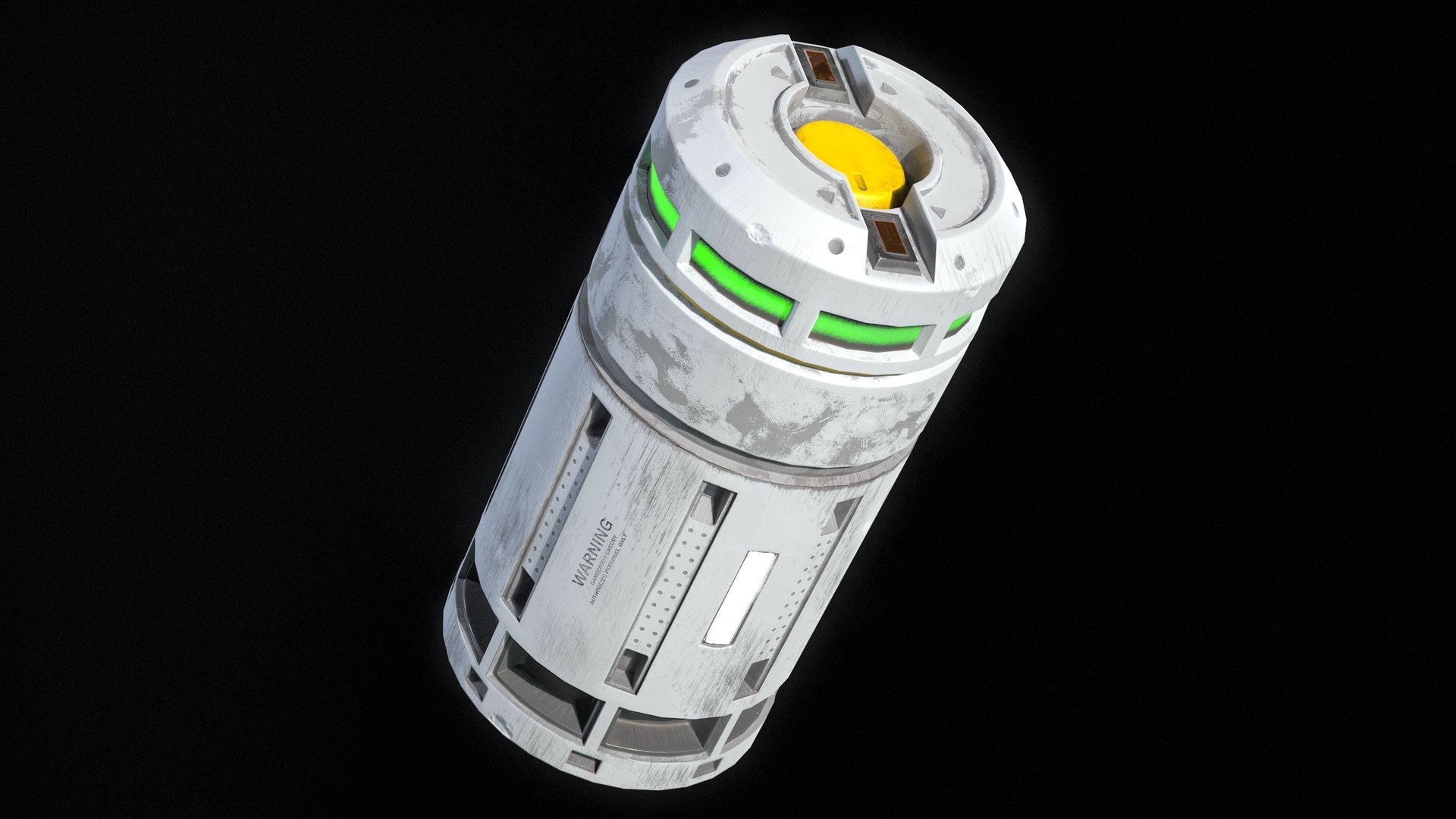 3D model Sci-Fi Power Cell Battery PBR - TurboSquid 2096876