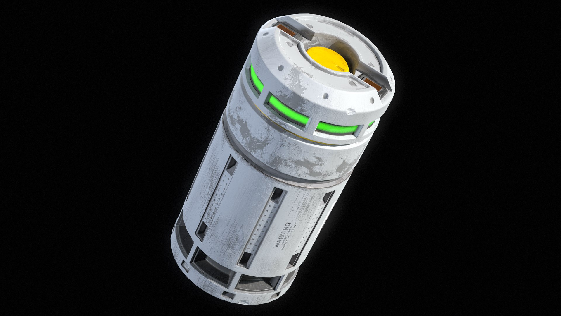 3D Model Sci-Fi Power Cell Battery PBR - TurboSquid 2096876