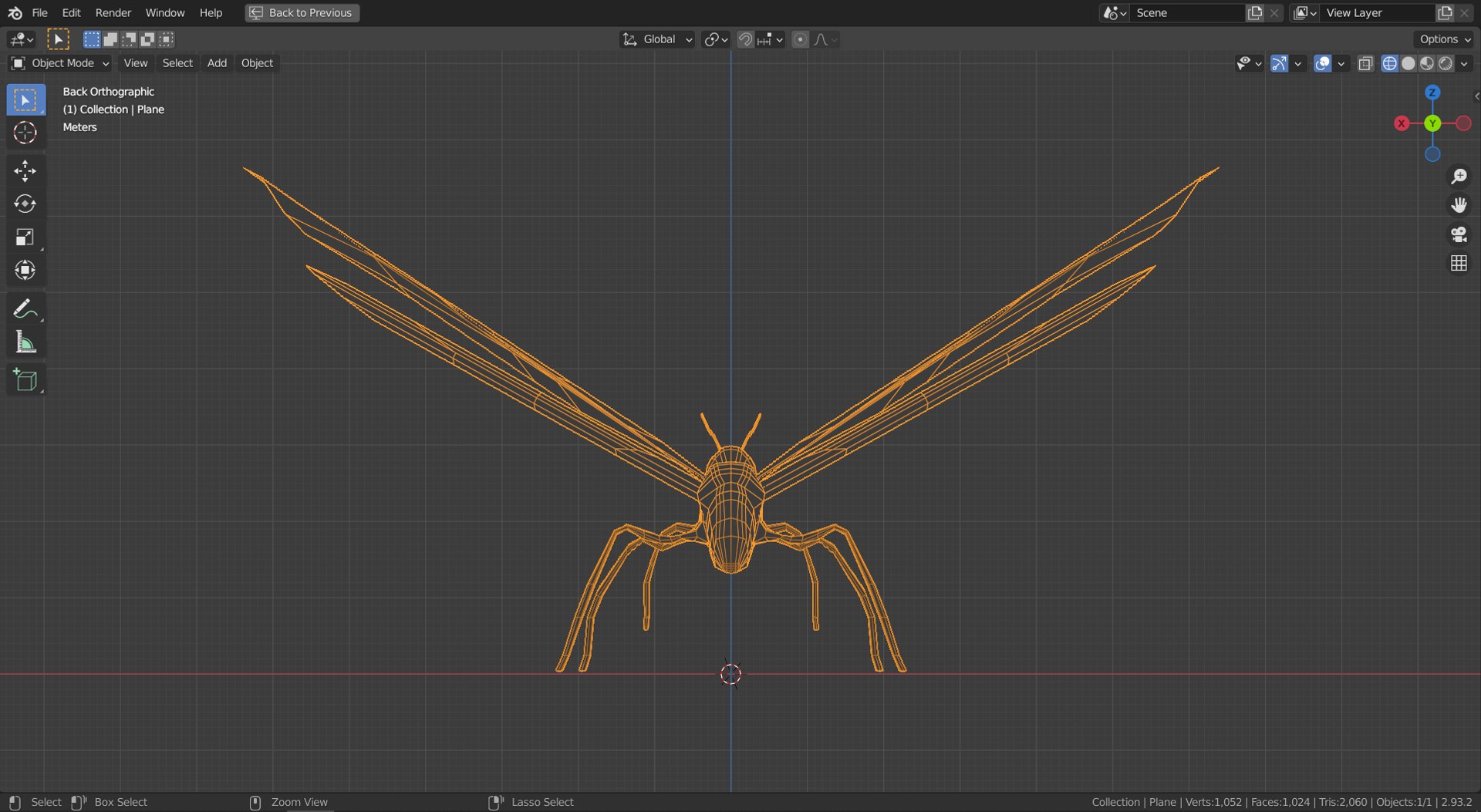 Low-poly Butterfly 3D model - TurboSquid 1777196