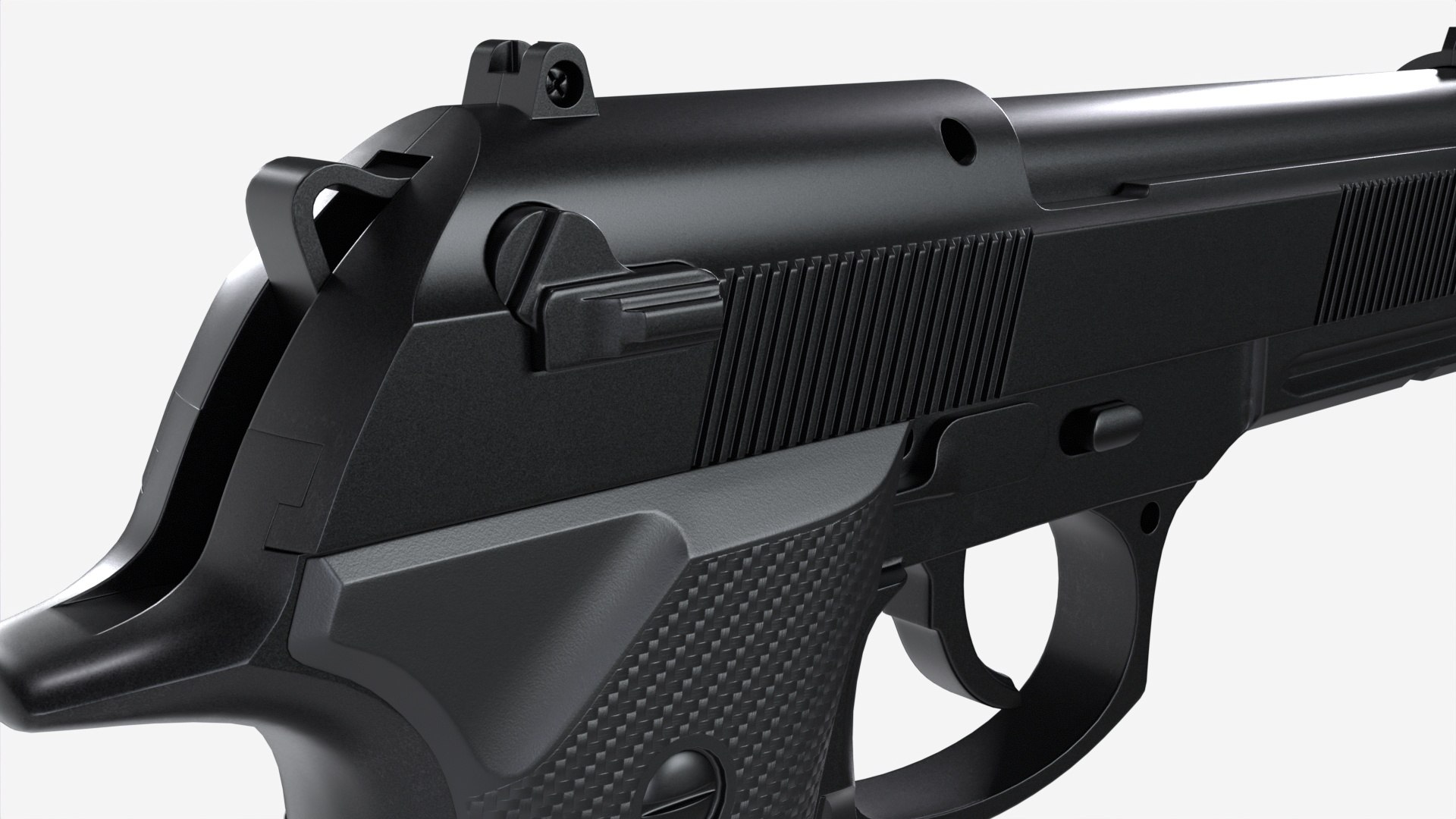 3D Airgun BB Pistol - TurboSquid 1921079