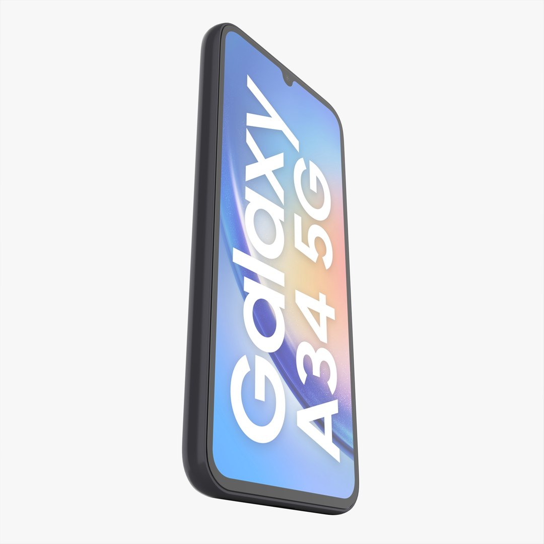 Galaxy A34 5G 3D Model - TurboSquid 2062266