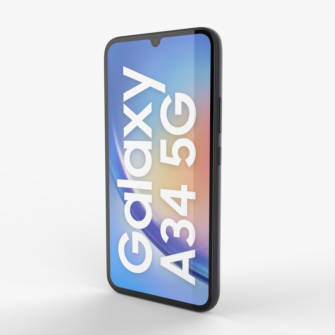 Galaxy A34 5G 3D model - TurboSquid 2062266