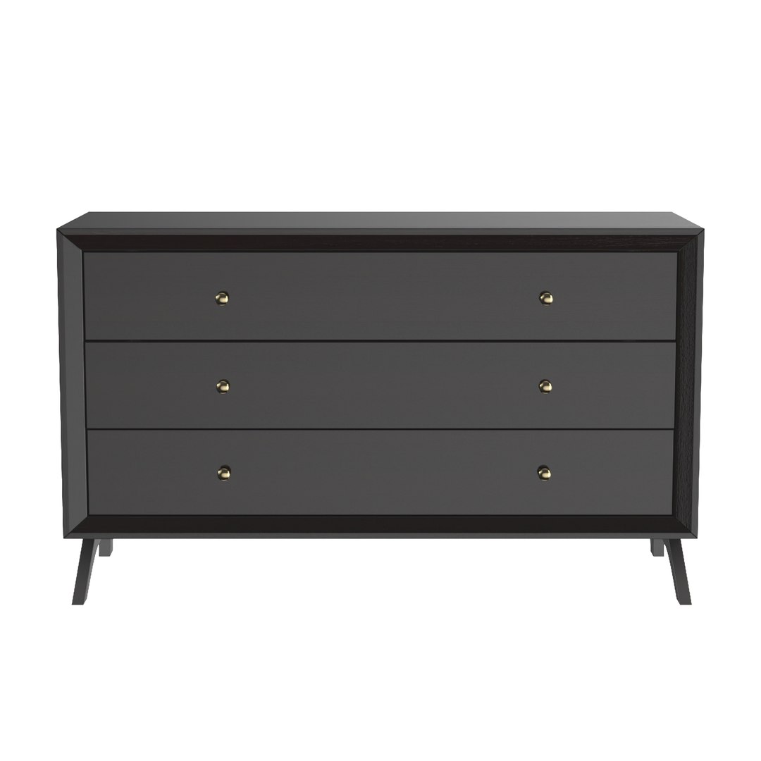 Providence Three-Drawer Dresser MOD-6059-CAP model - TurboSquid 2063244