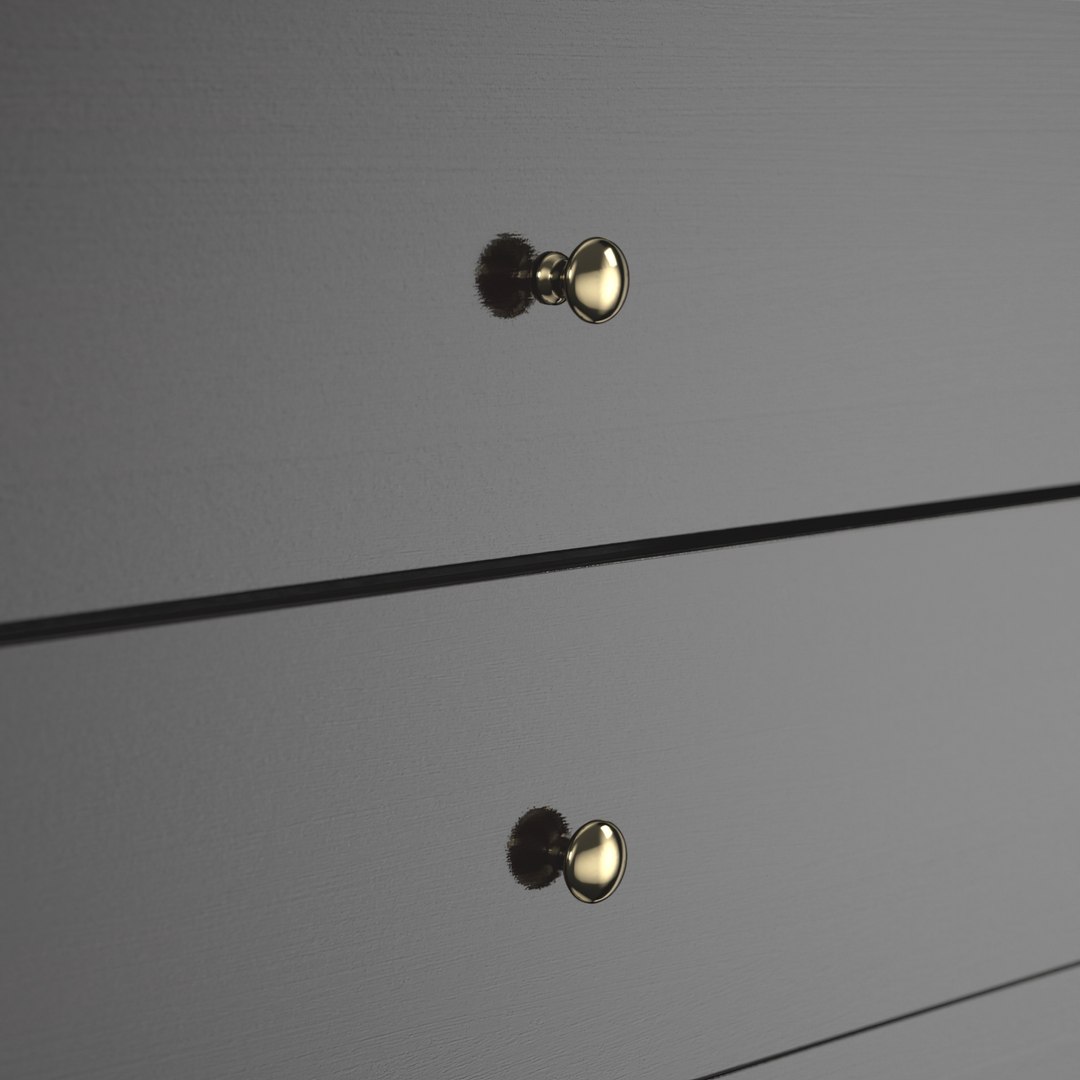 Providence Three-Drawer Dresser MOD-6059-CAP model - TurboSquid 2063244