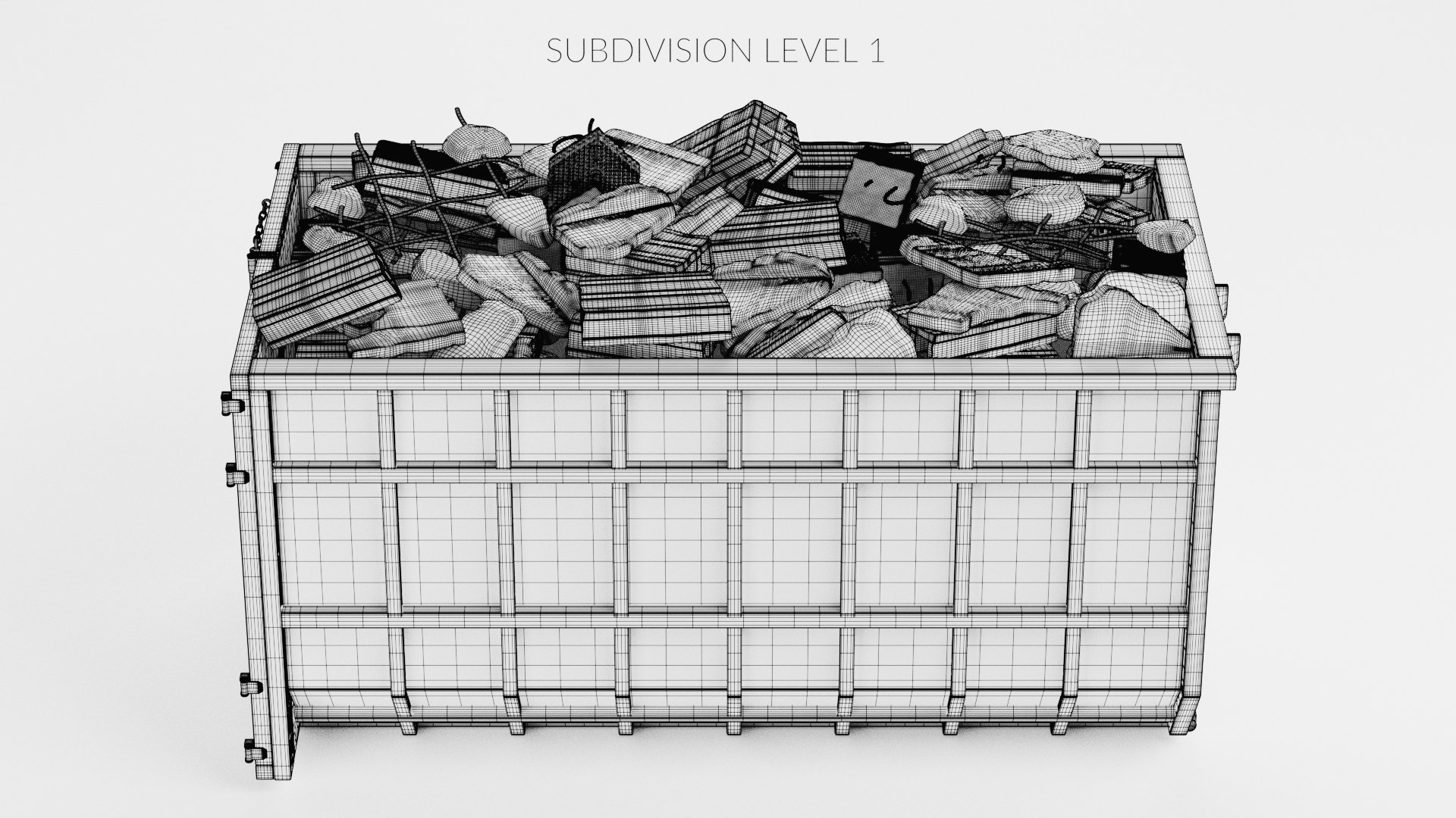 3D Skip Contains 2 Model - TurboSquid 1592591