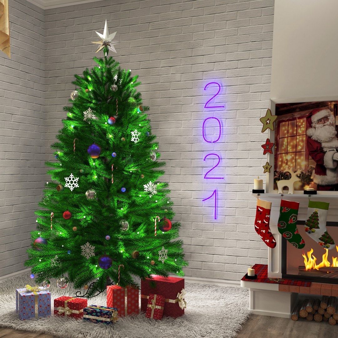 3D model new year - TurboSquid 1658066