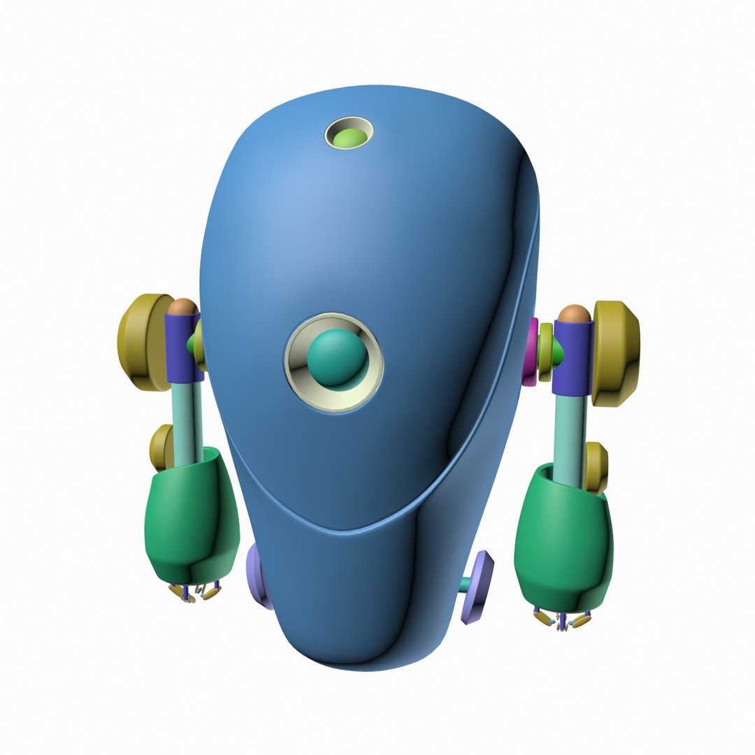 3D Robot Cartoon D Model - TurboSquid 1192741