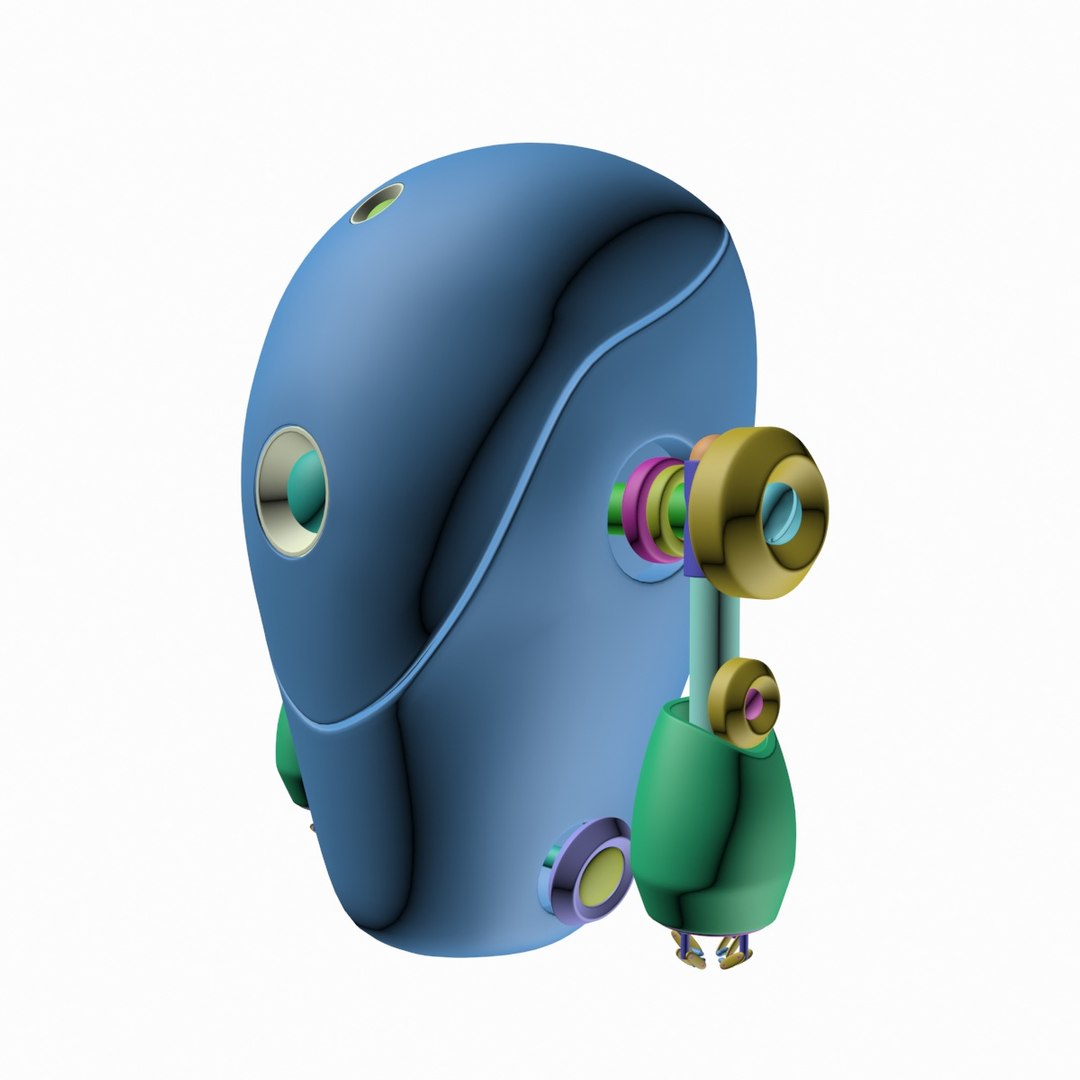 3D Robot Cartoon D Model - TurboSquid 1192741