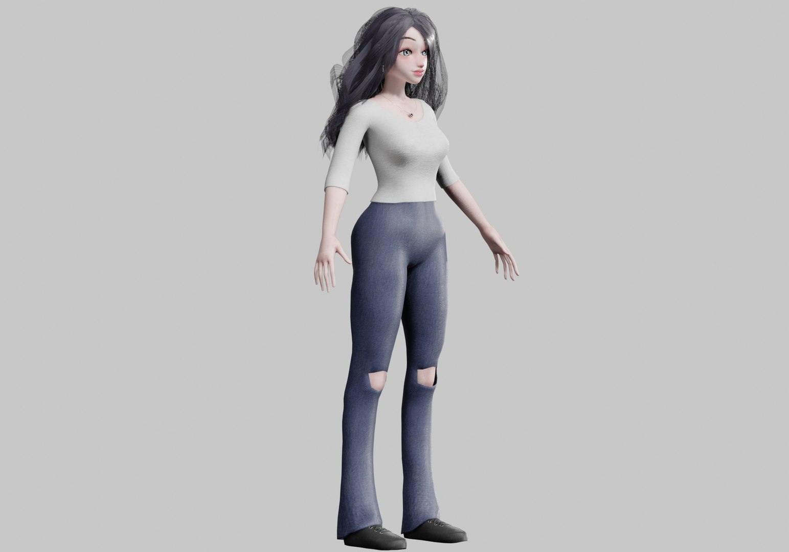 Beautiful Pretty Woman V28343 3D Model - TurboSquid 2277140