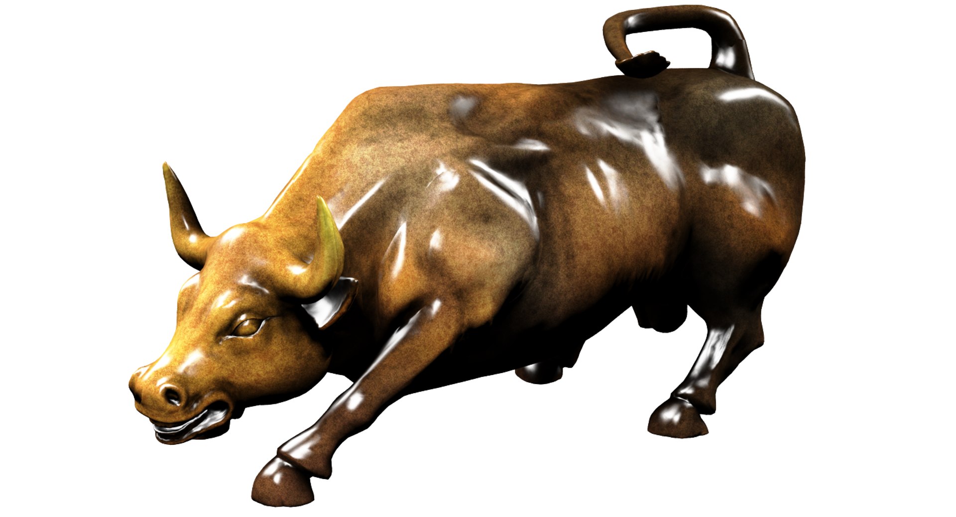 Charging Bull New York 3D Model - TurboSquid 1187487