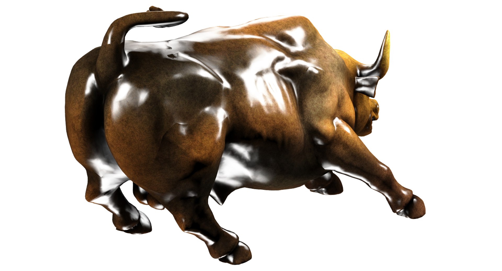 Charging Bull New York 3D Model - TurboSquid 1187487