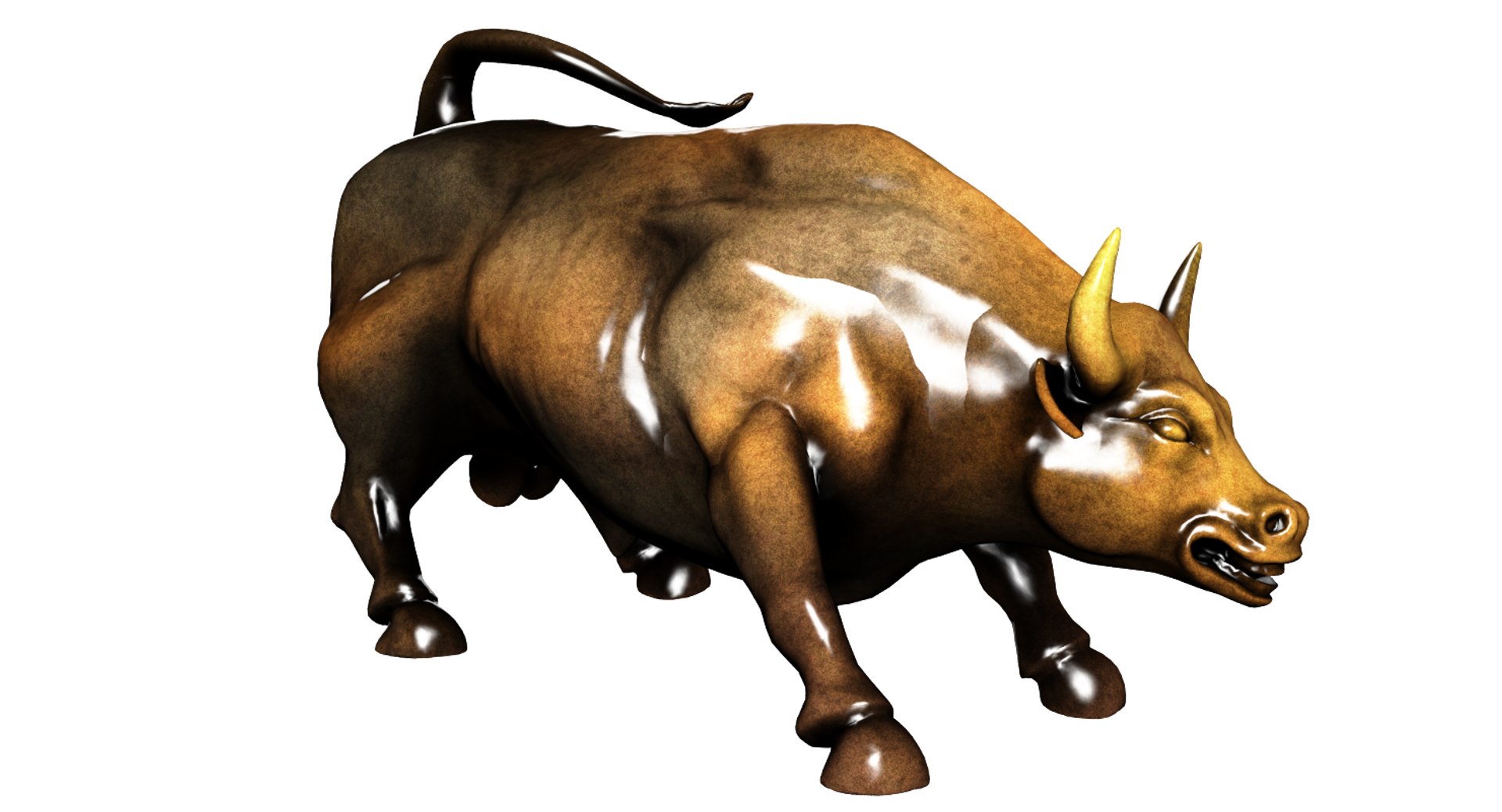 Charging Bull New York 3D Model - TurboSquid 1187487