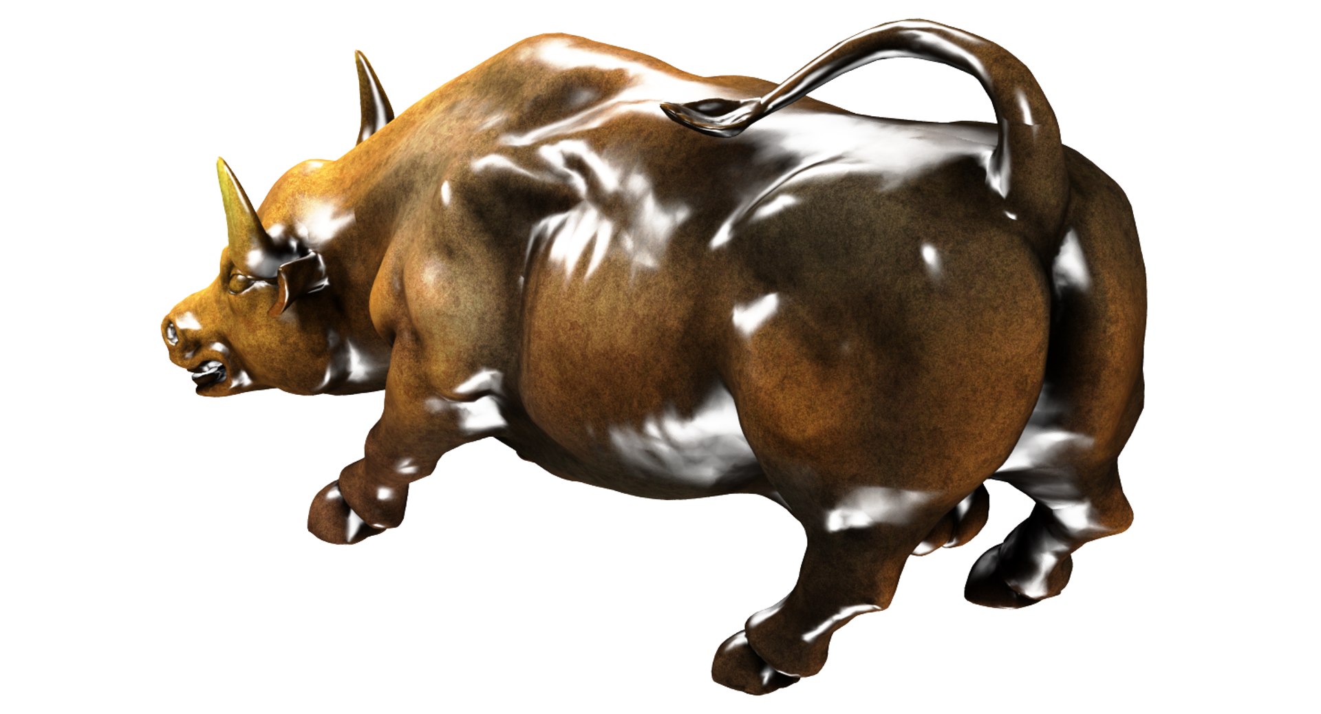 Charging Bull New York 3D Model - TurboSquid 1187487