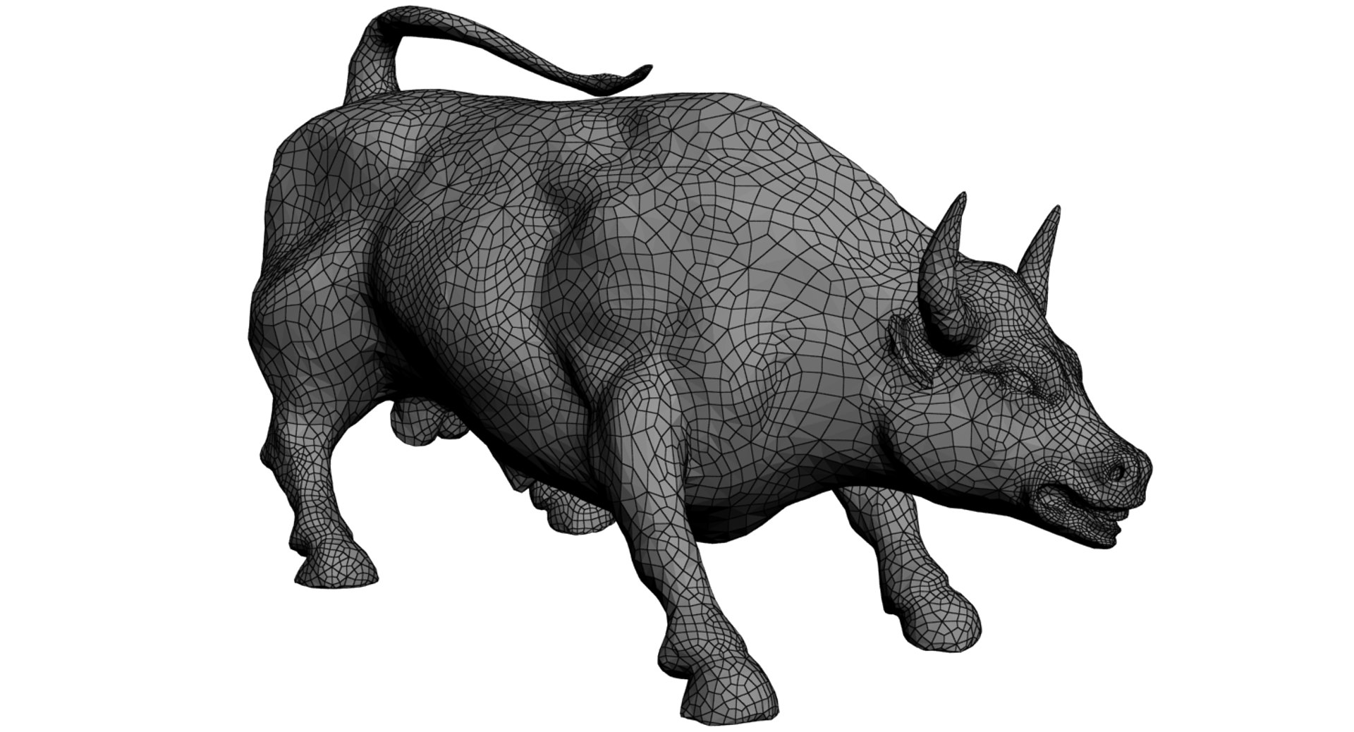 Charging Bull New York 3D Model - TurboSquid 1187487