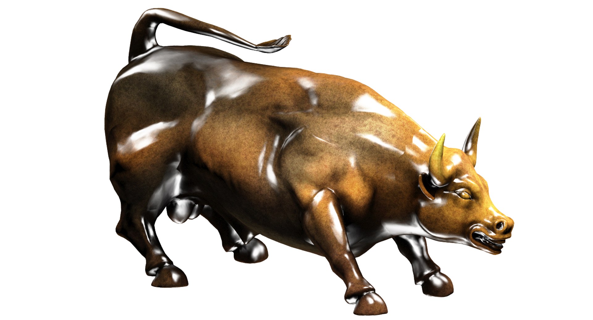 Charging Bull New York 3D Model - TurboSquid 1187487