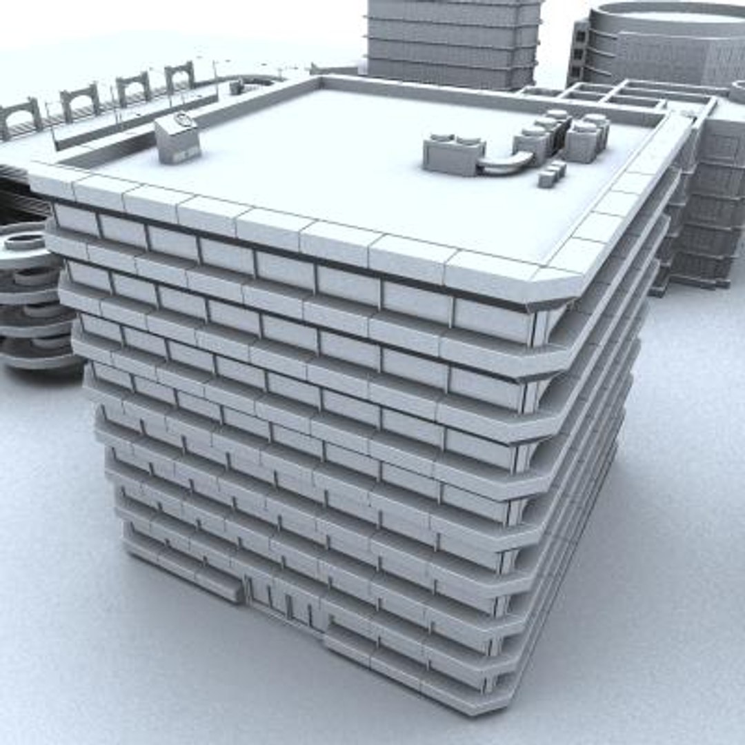 3d skyscraper building model