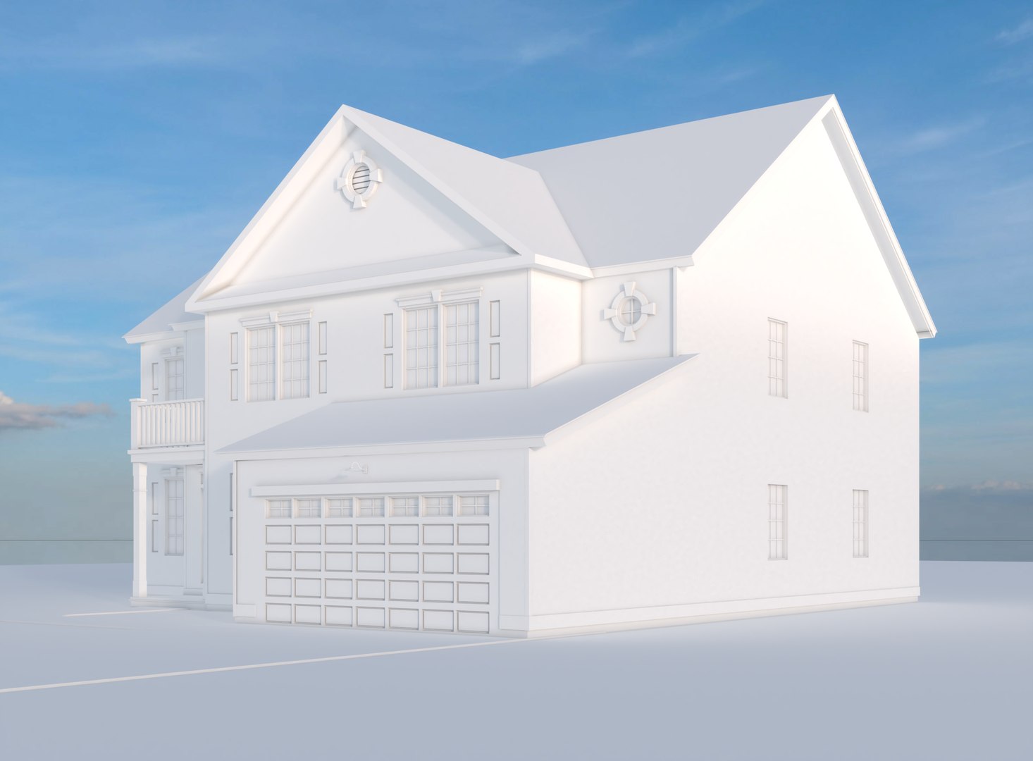 Simple House 3D Model - TurboSquid 1435891