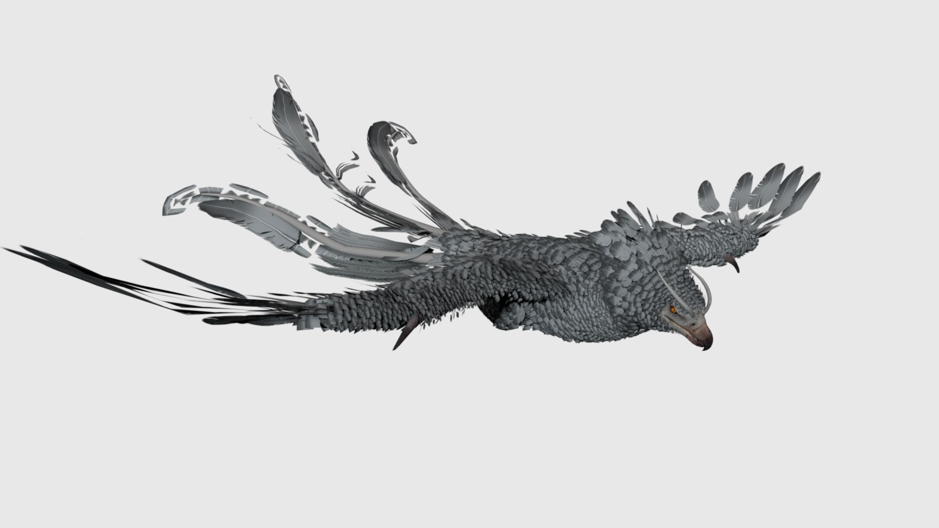 3D Phoenix Rigged And Animated Model - TurboSquid 2378086