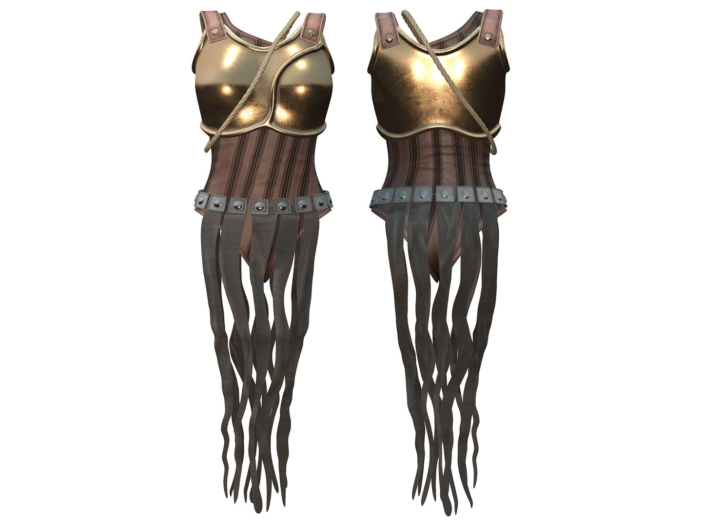 Amazon Warrior Woman Full Costume Outfit 3D Model - TurboSquid 1965302