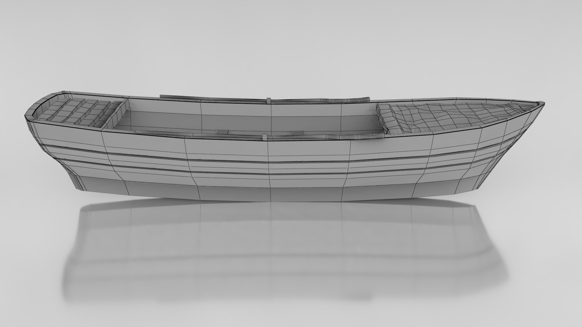 Old Medieval Rowboat 3D - TurboSquid 1794980