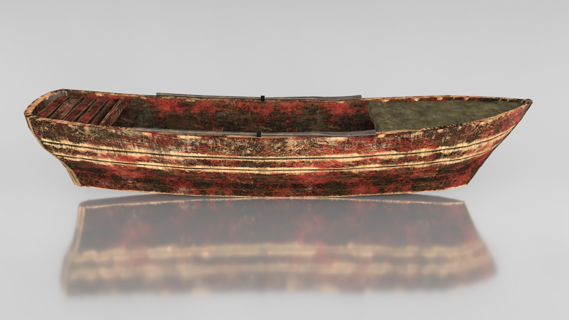 Old Medieval Rowboat 3D - TurboSquid 1794980
