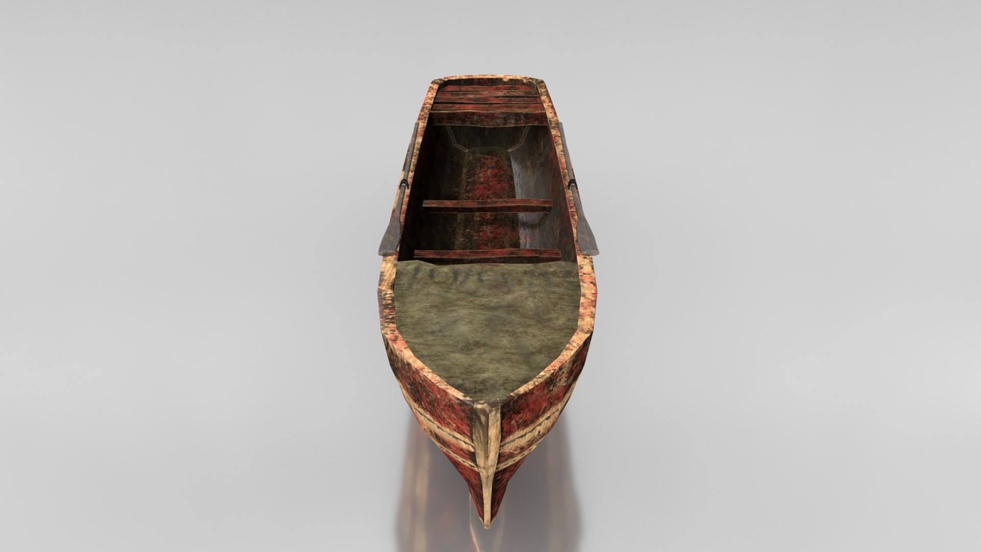 Old Medieval Rowboat 3D - TurboSquid 1794980