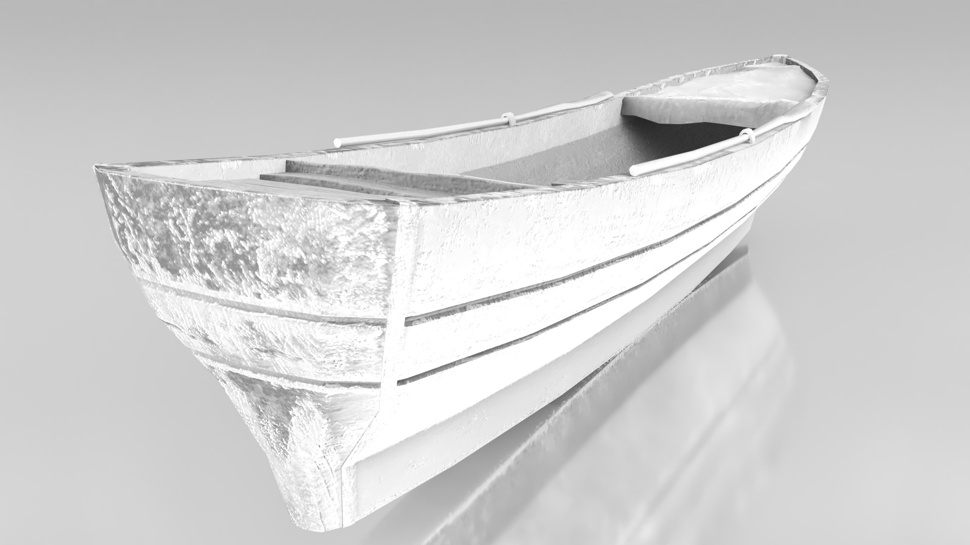 Old Medieval Rowboat 3D - TurboSquid 1794980