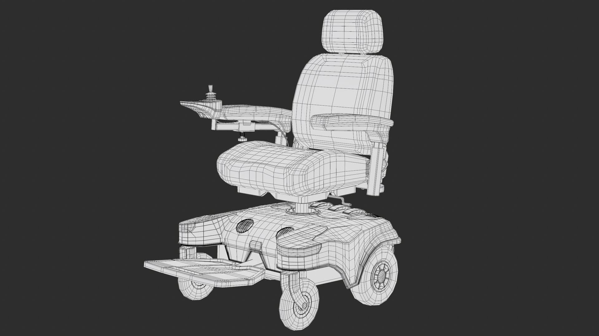Modern Electronic Smart Wheelchair PBR 3D Model - TurboSquid 1852115