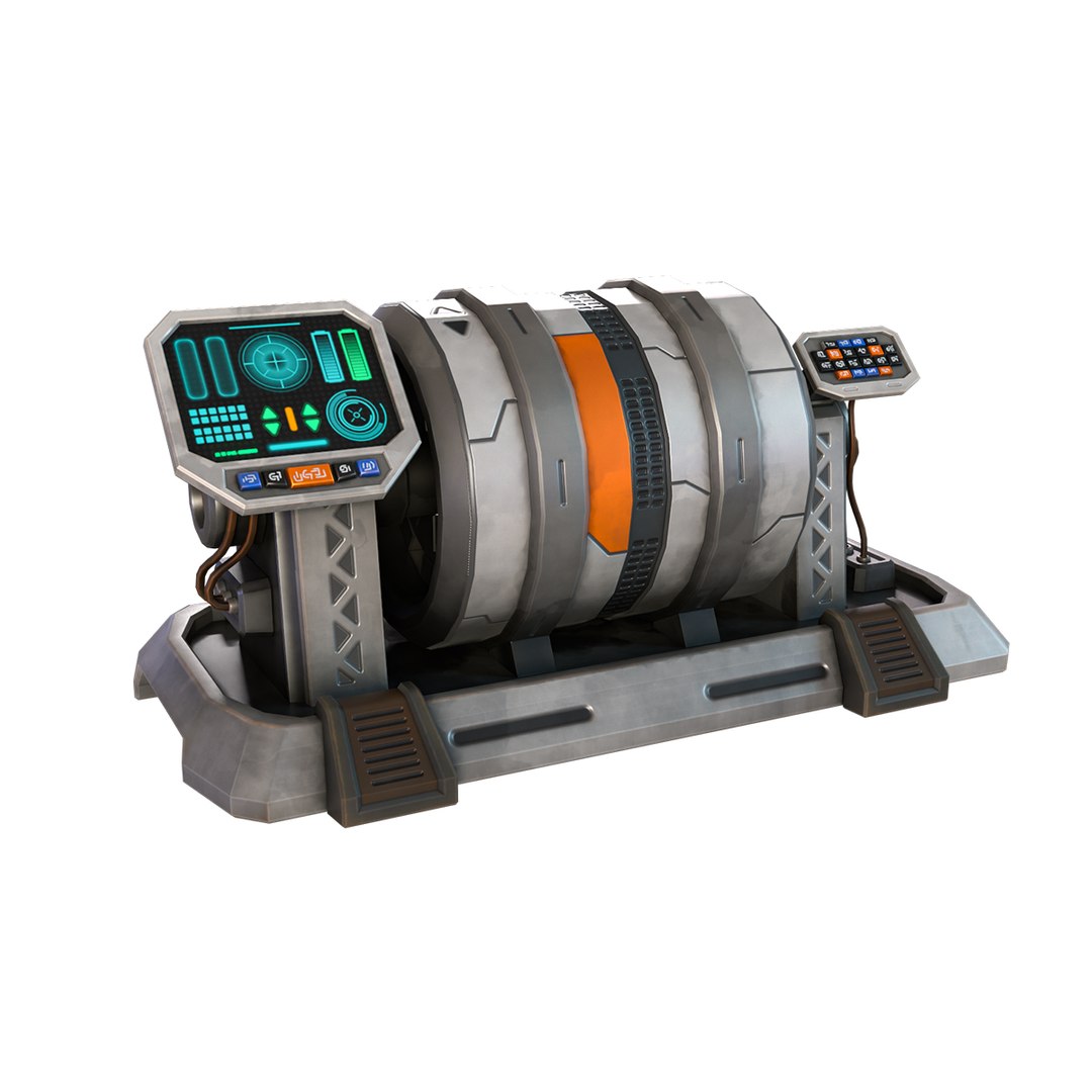 3D Generator Sci-Fi Model - TurboSquid 2204433