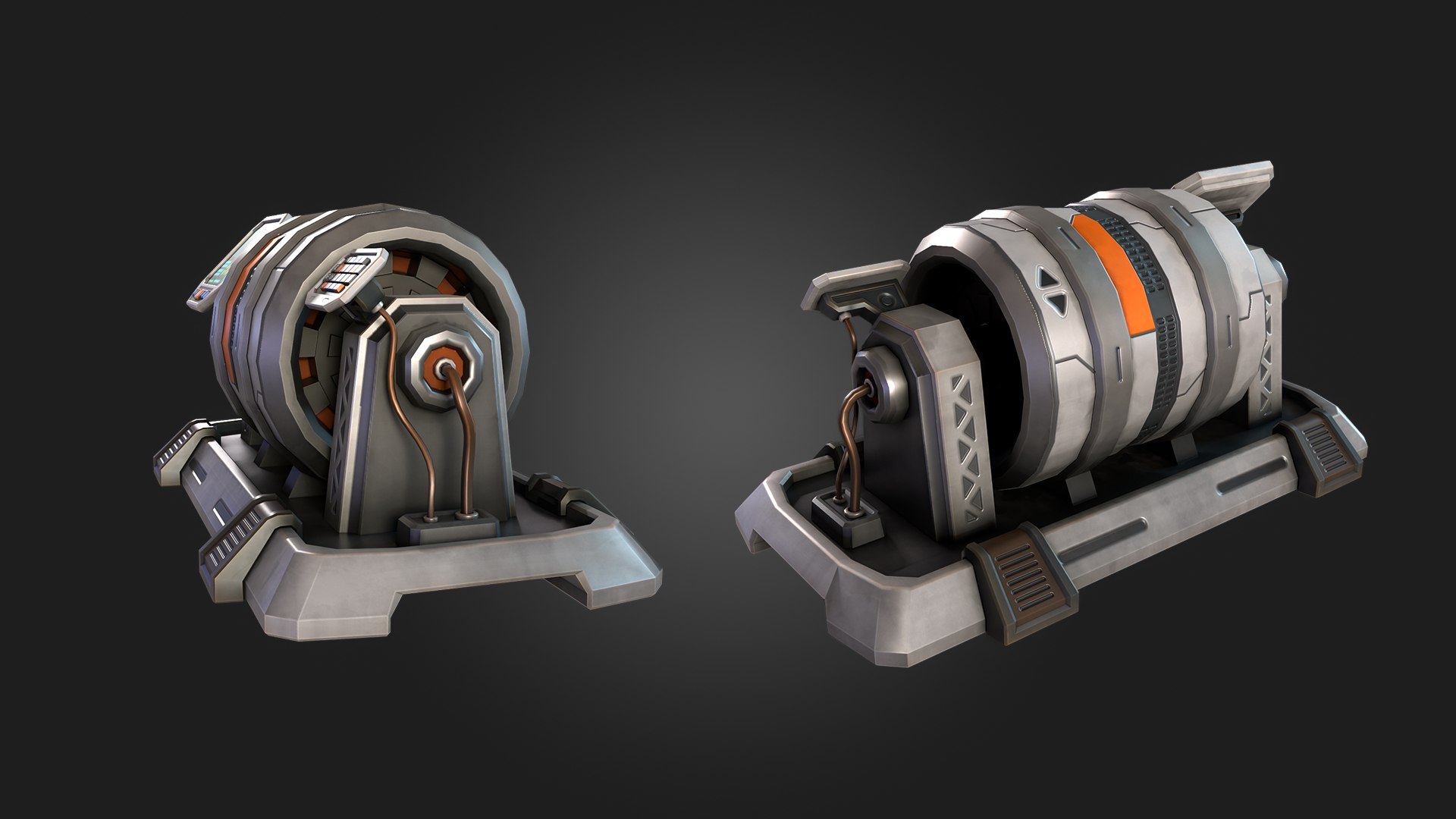 3D Generator Sci-Fi Model - TurboSquid 2204433