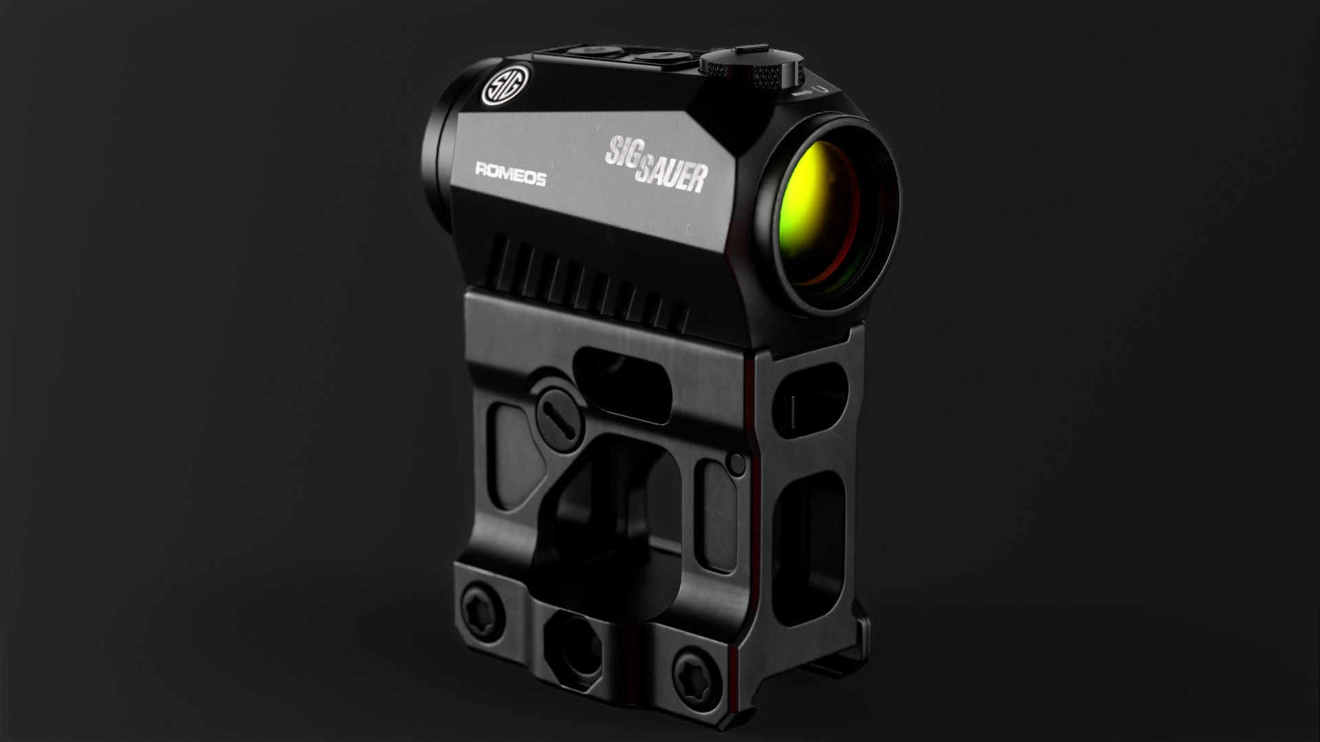 3D Model Sig Sauer Romeo5 Red Dot Sight - TurboSquid 2151898