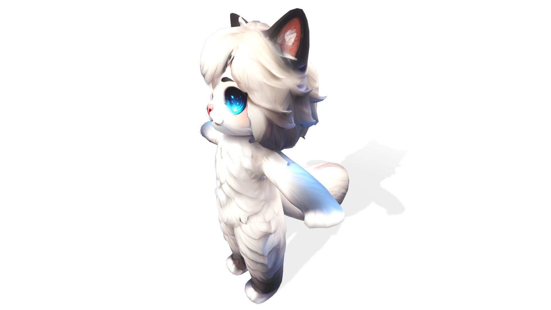 3D Lumi The Enigmatic Cat - TurboSquid 2296761