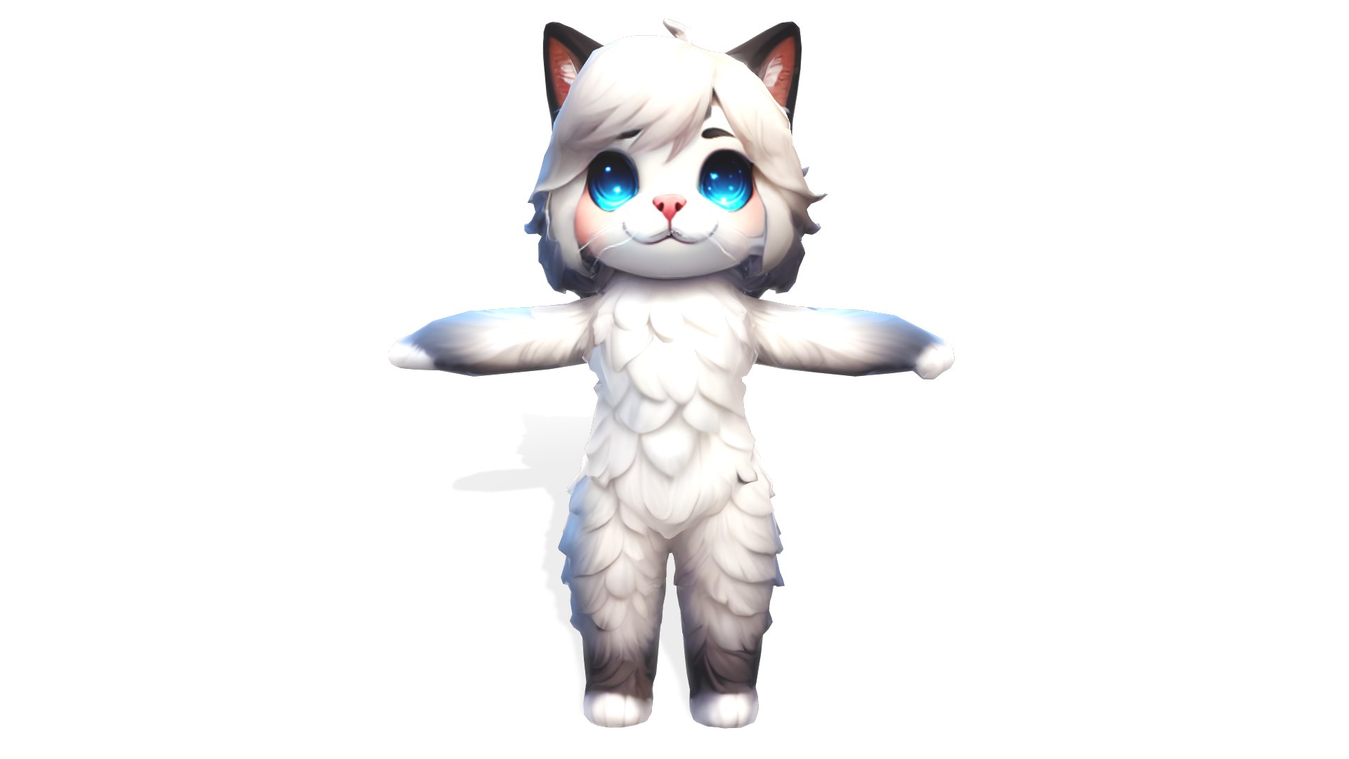 3D Lumi The Enigmatic Cat - TurboSquid 2296761