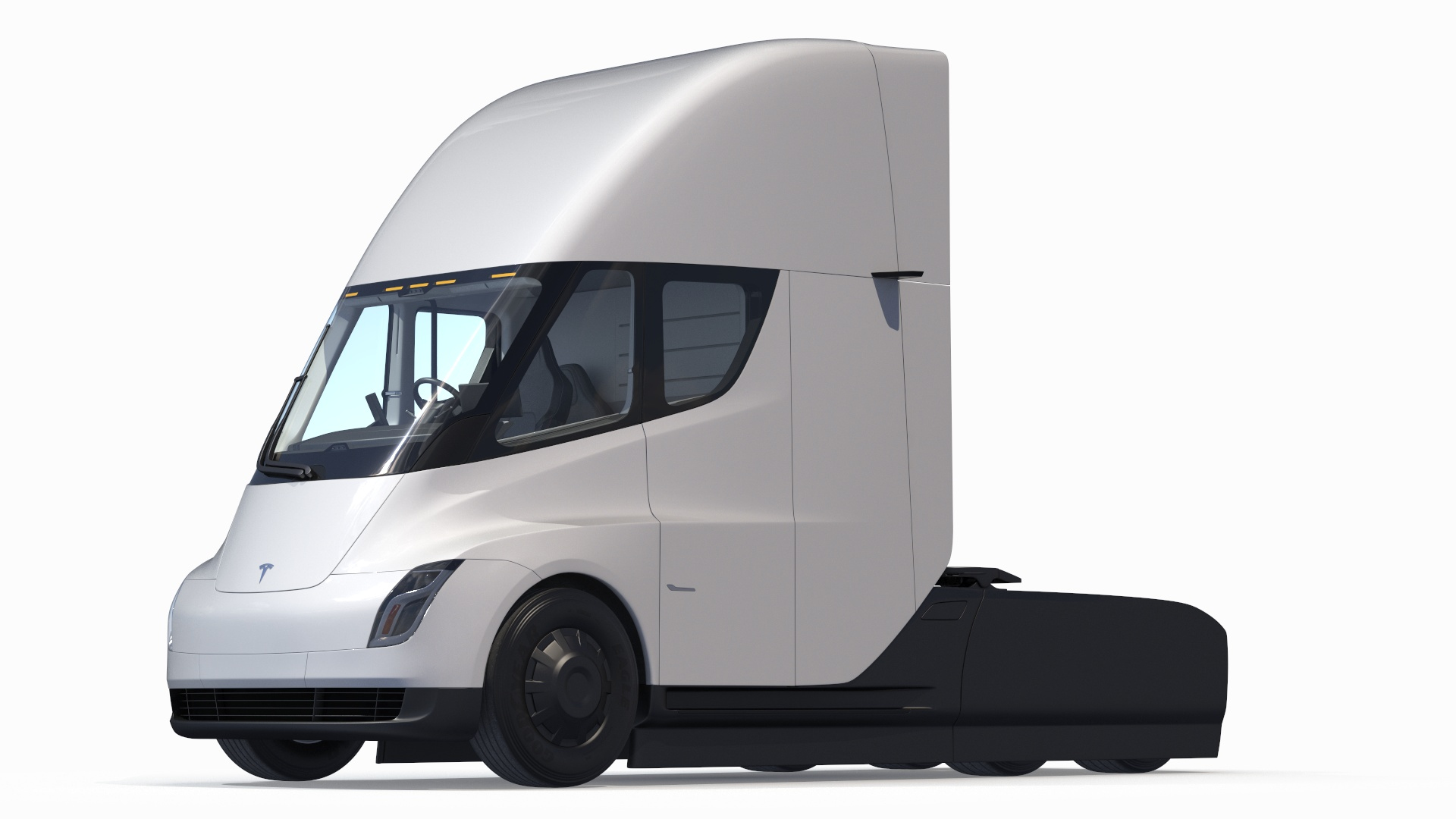 Tesla Semi Electric Truck White 3D - TurboSquid 2509298