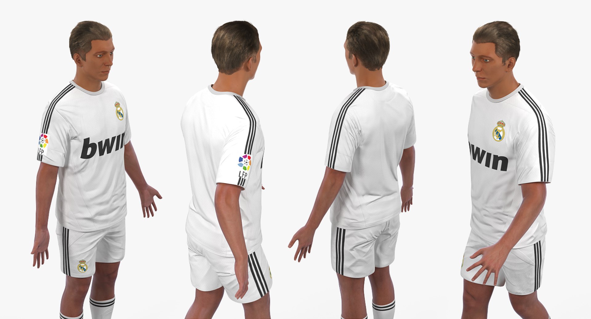 3D soccer football player real model - TurboSquid 1314161