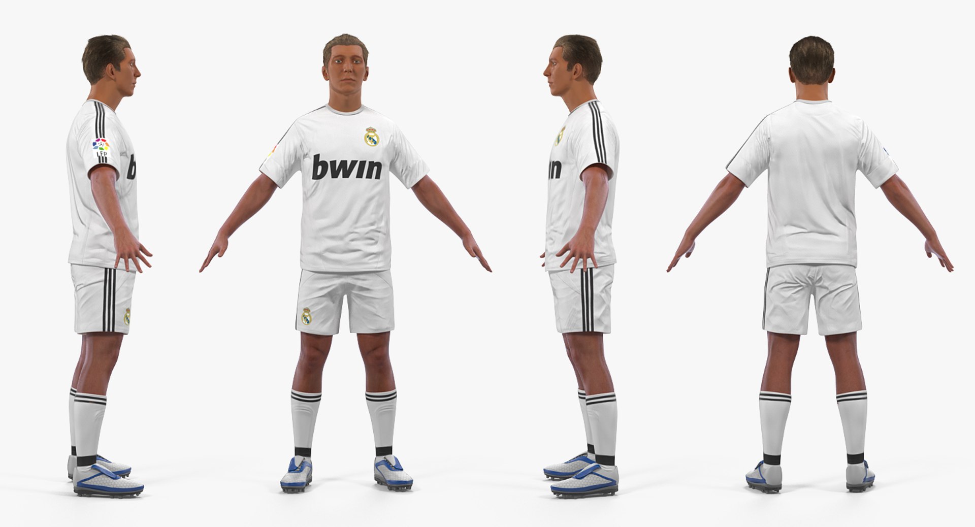 3D soccer football player real model - TurboSquid 1314161