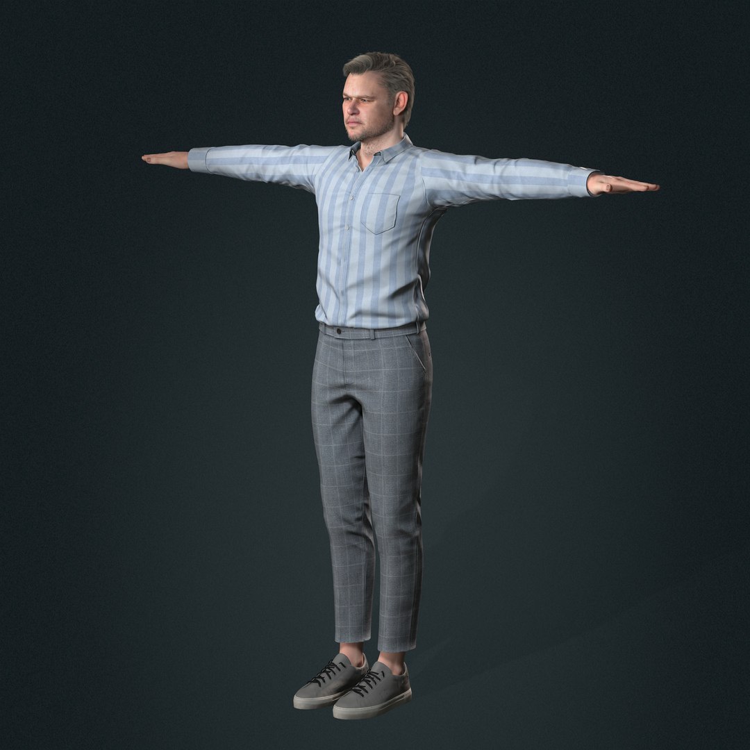 3D Matt Damon 3d Model Low-poly - TurboSquid 2284441