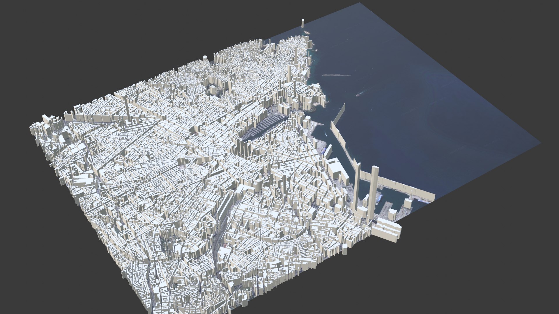 3D Marseille City - TurboSquid 1902248