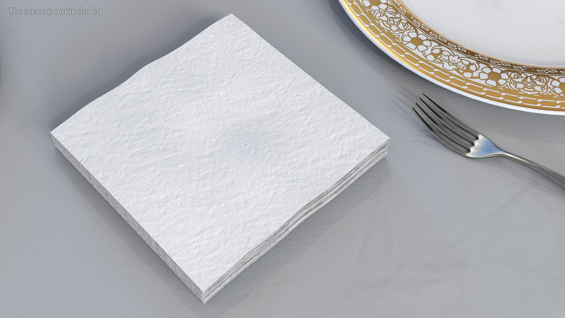 Stack Of White Napkins 3D - TurboSquid 1812164