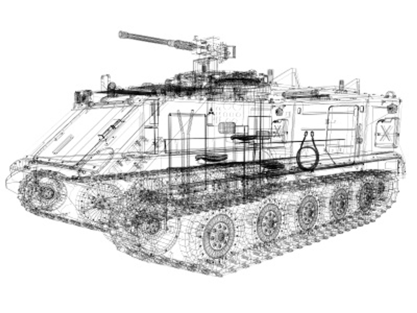 3ds Max M113a1 Apc Winter Merdc